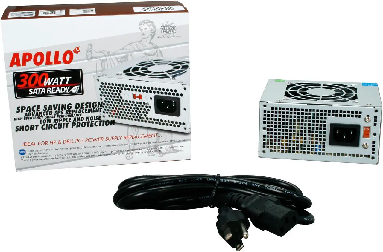 Athena Power AP-MP4ATX30 300 W eMachines, HP Upgrades/Replacement Power ...