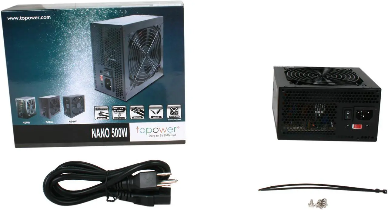 TOPOWER Nano Series TOP-500PM 500 W Power Supply - Newegg.com