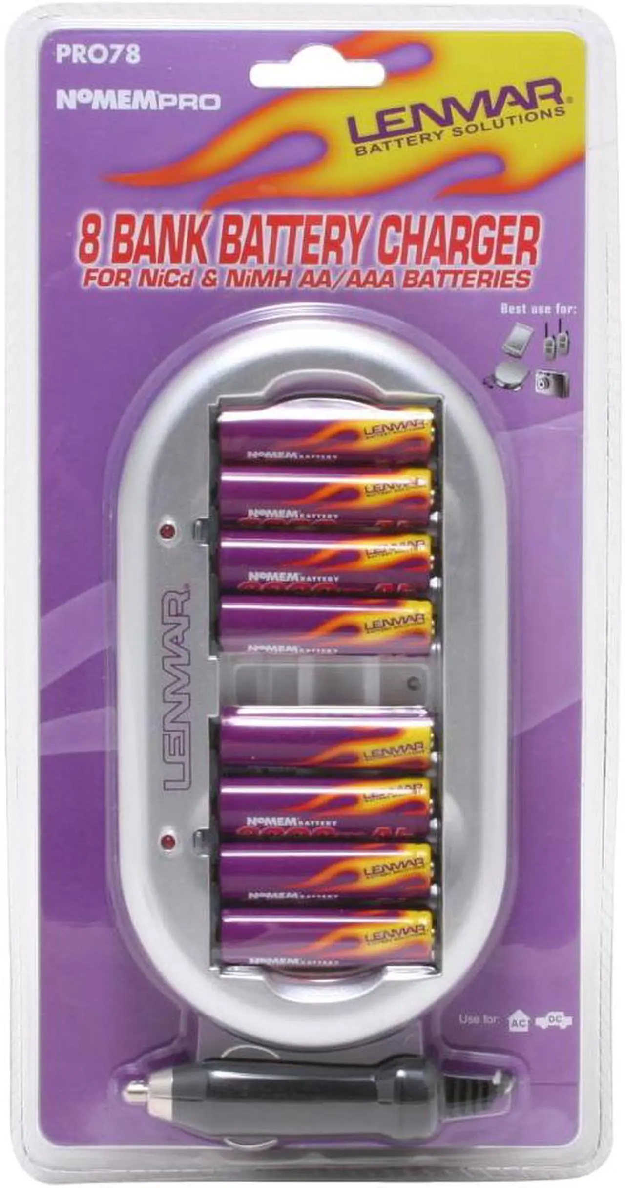 LENMAR PRO78 Rechargeable Batteries & Charger Kit - Newegg.com