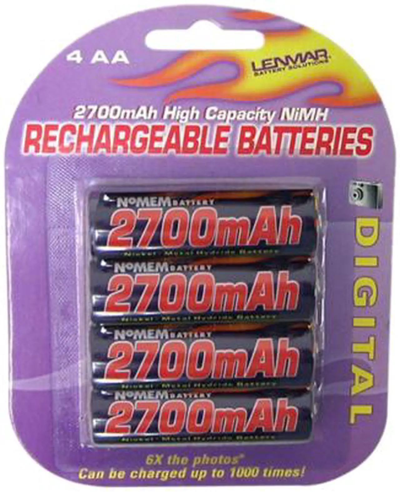 LENMAR PRO427 Rechargeable Batteries - Newegg.com