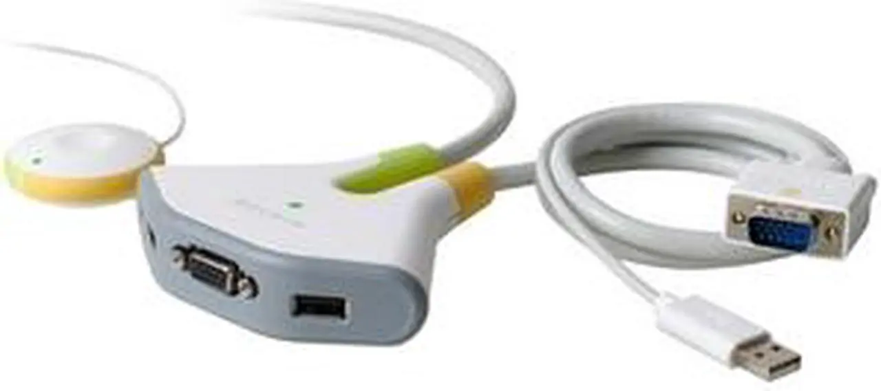 BELKIN F1DF102U Flip 2-Port KVM w/ Remote - Newegg.com