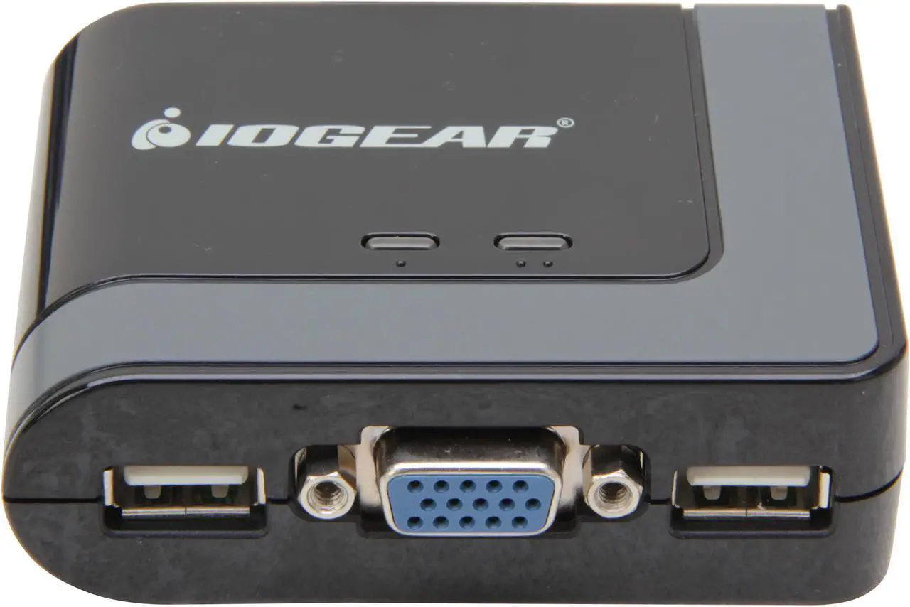 IOGEAR GCS642U 2-Port USB Cable KVM Switch with File Transfer - Newegg.com