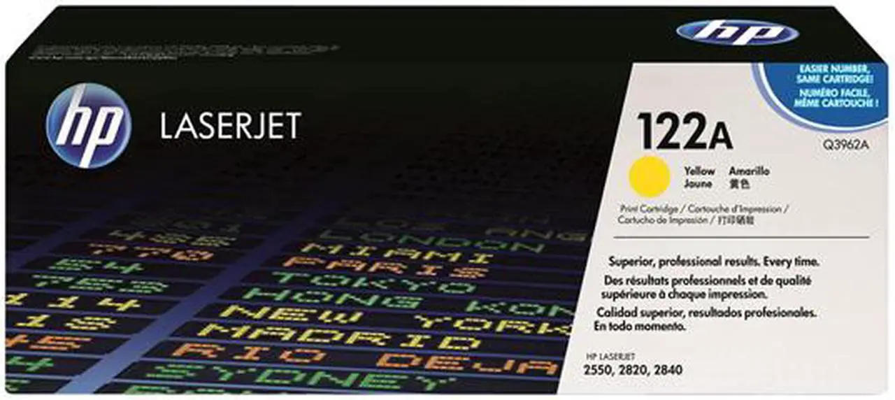 HP 122A Yellow LaserJet Toner Cartridge (Q3962A) - Newegg.com