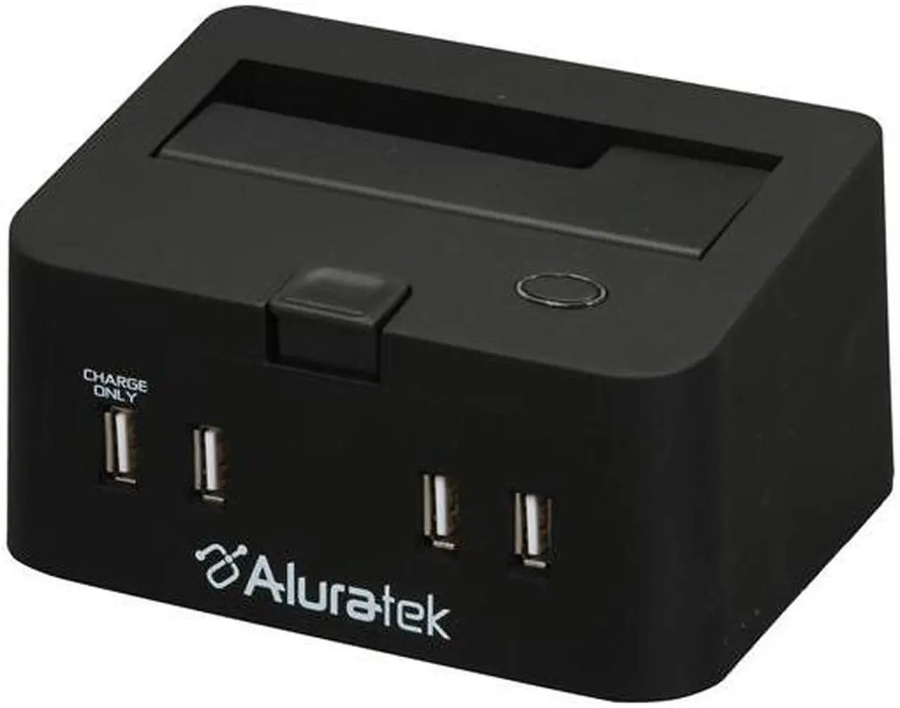 Aluratek AHDDS100F Black External Docking Enclosure with 3Port USB 2.0 ...