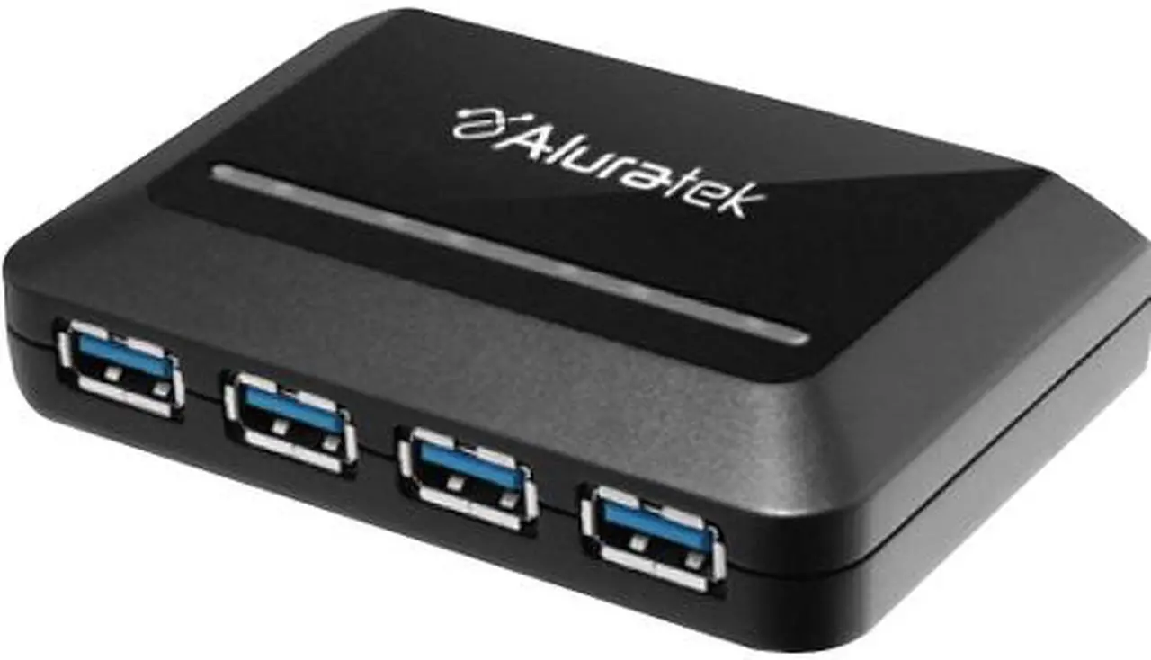 Aluratek AUH0304F 4-port USB 3.0 Hub - Newegg.com