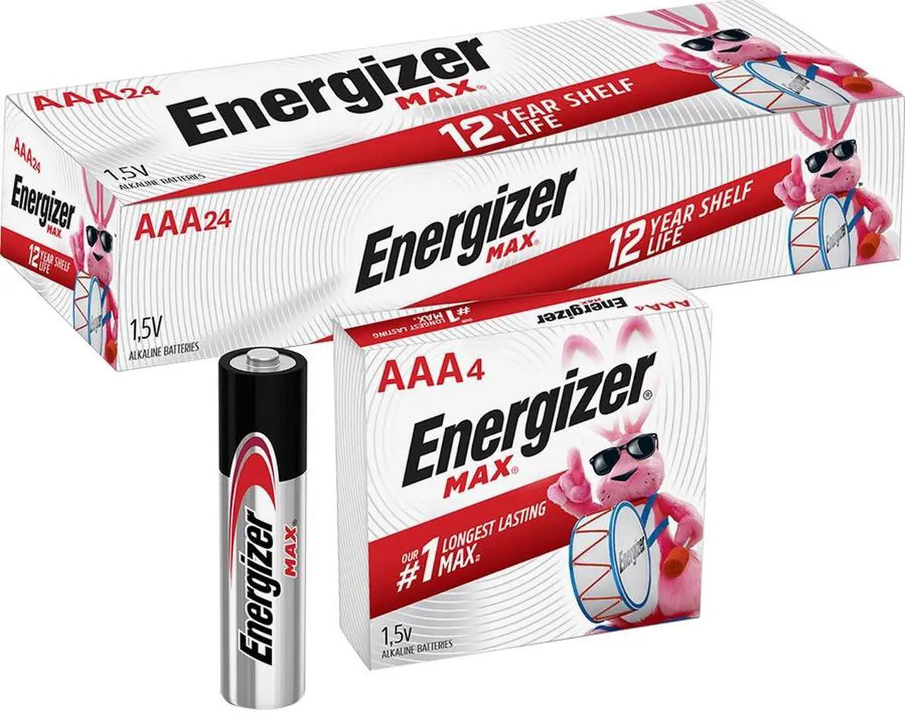 Energizer Max AAA Alkaline Battery 4-Packs - 36 / Carton E92CT - Newegg.com