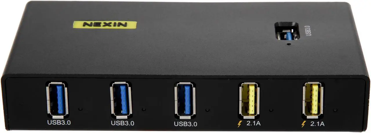 NEXIN 7 Port SuperSpeed USB 3.0 Hub with SmartCharge Port - Newegg.com