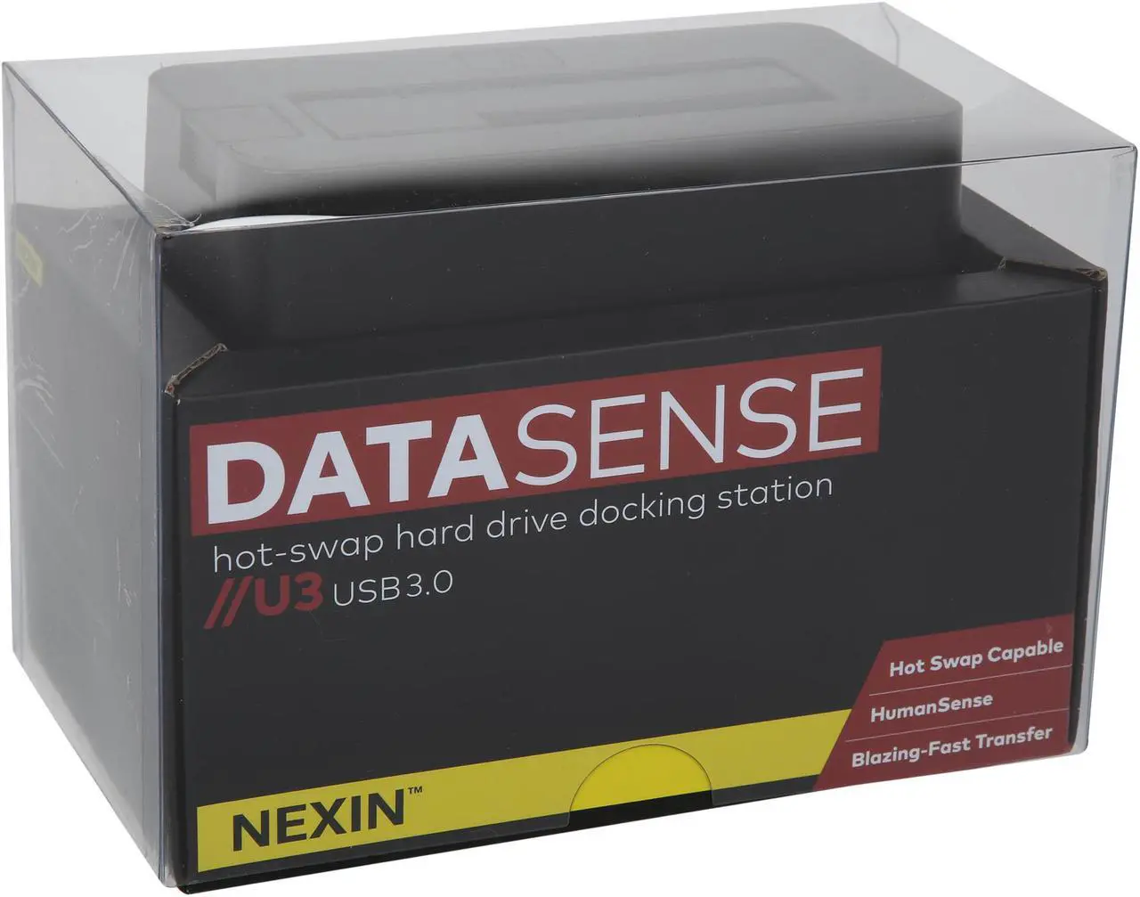 NEXIN NEX-DS1U3 2.5" & 3.5" Black Single Bay SATA I/II/III USB 3.0 ...