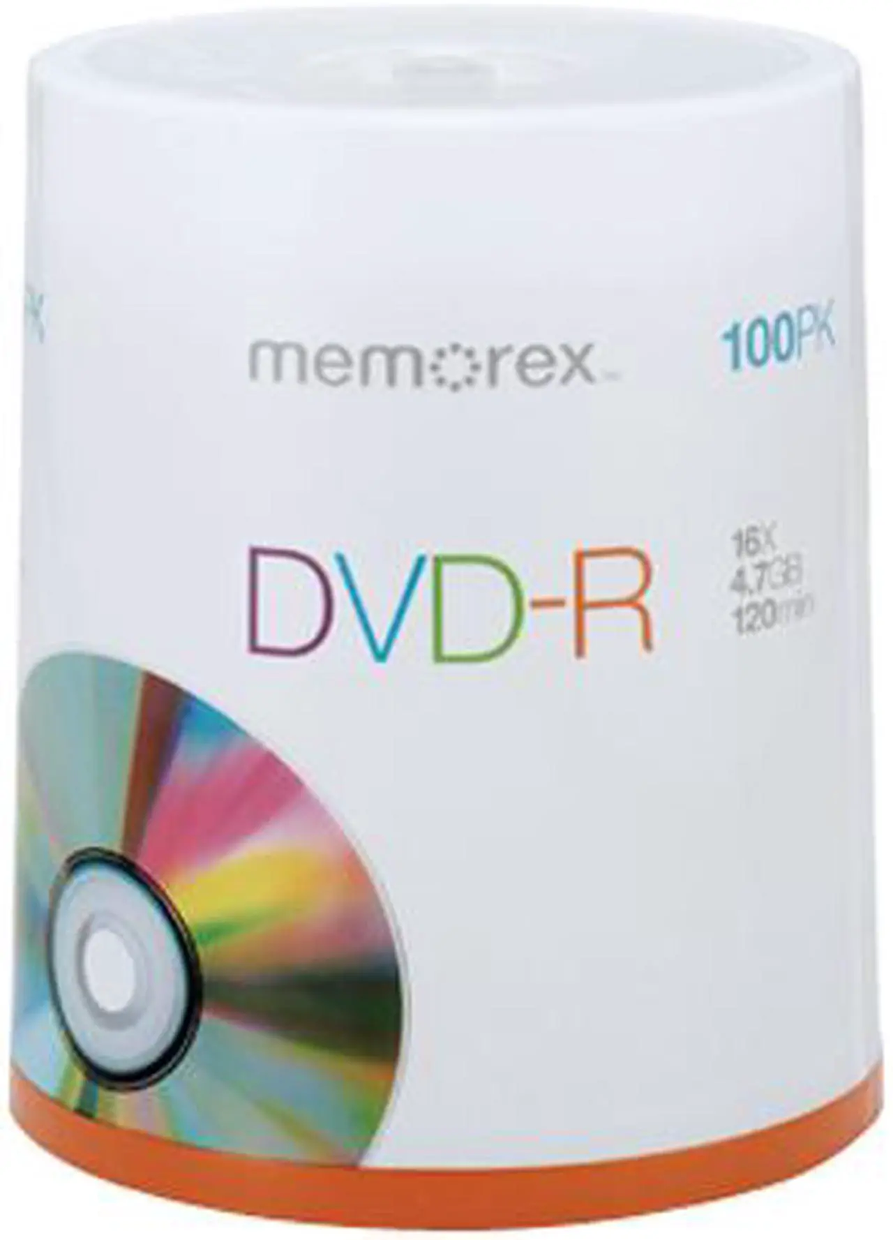 Open Box: memorex 4.7GB 16X DVD-R 100 Packs Disc Model 05641 - Newegg.com