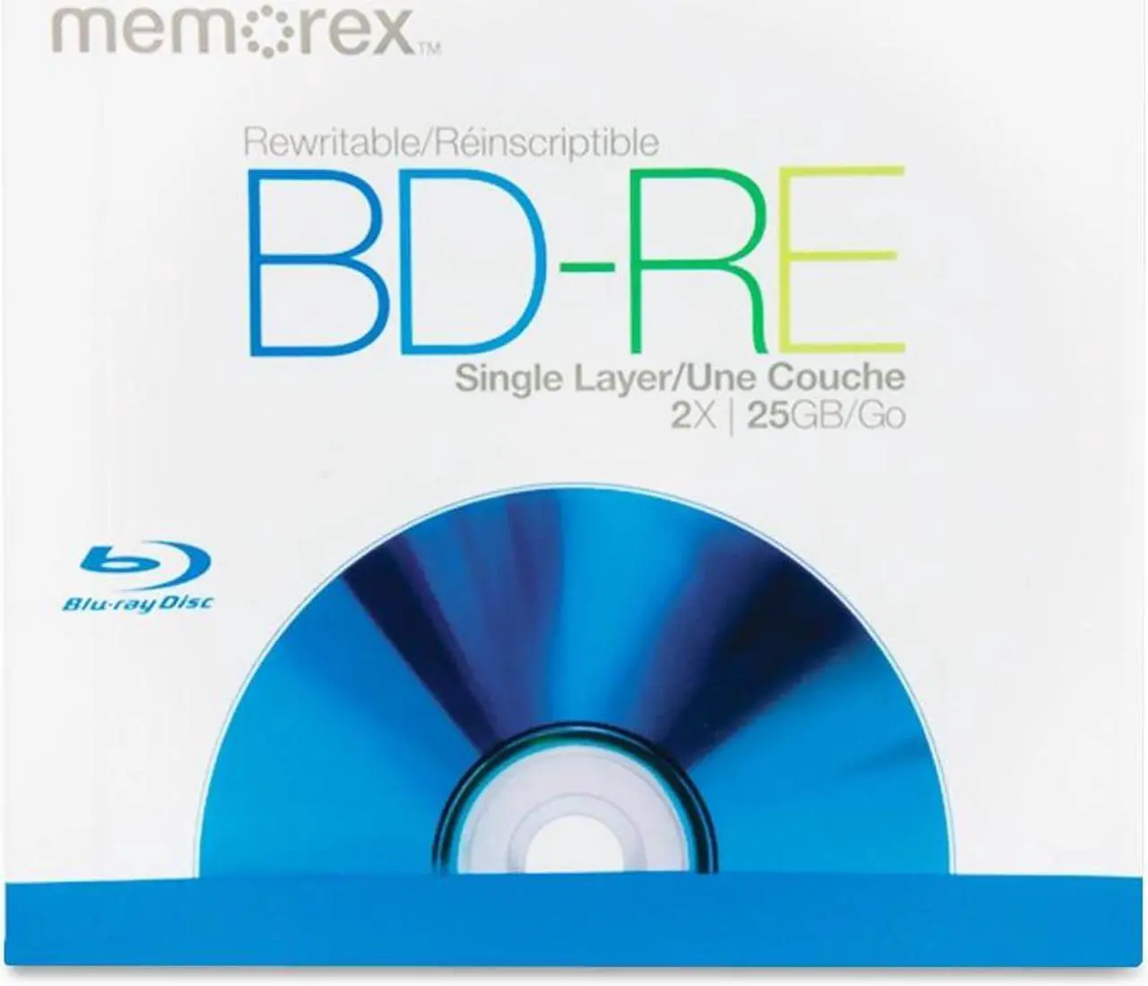 memorex 25GB 2X BD-RE Single Disc Model 05502 - Newegg.com
