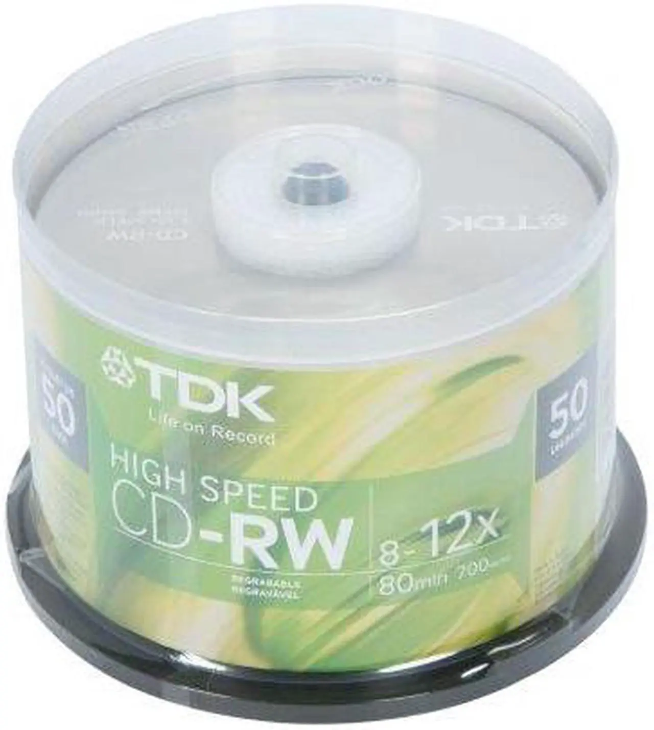 TDK 700MB 12X CD-RW 50 Packs Disc Model 48275 - Newegg.com