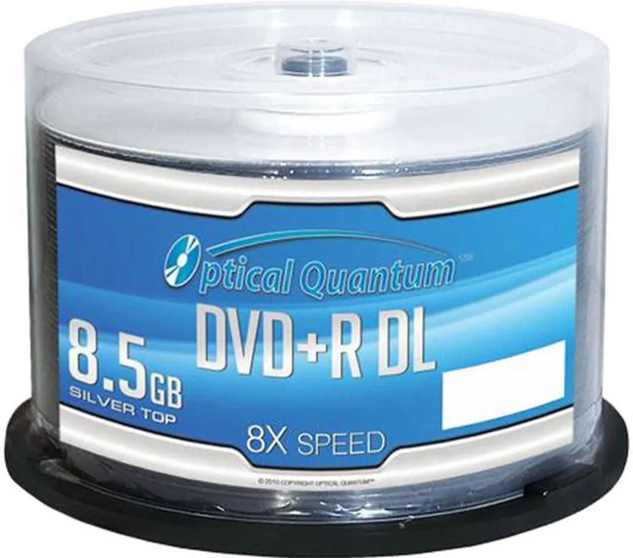 Optical Quantum 8.5GB 8X DVD+R DL 50 Packs Shiny Silver Top Disc - Model OQDPRDL08NPS - Newegg.com