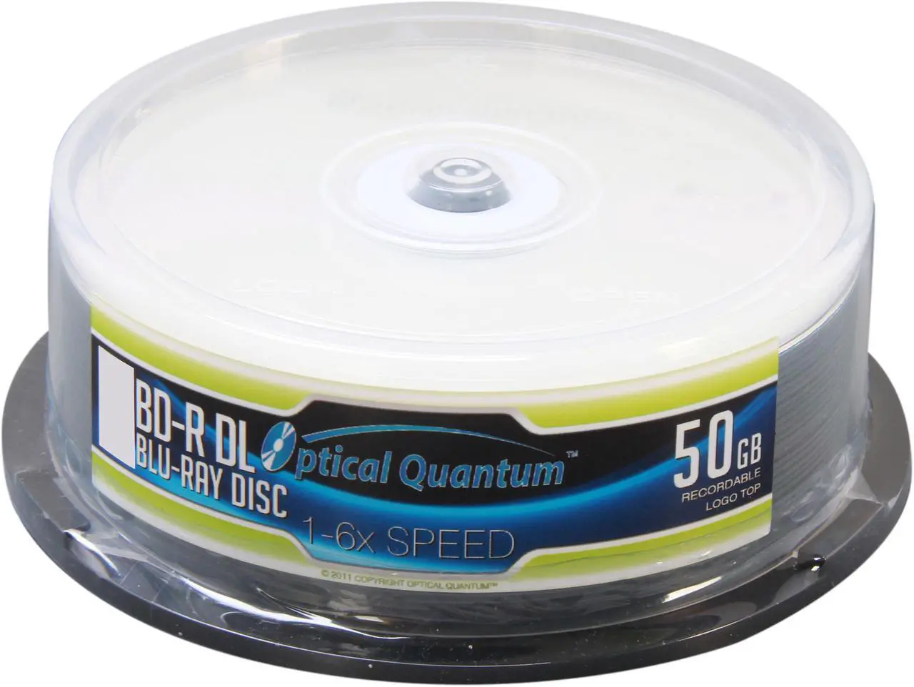 Optical Quantum 50GB 6X BD-R DL 25 Packs Logo Top Disc Model OQBDRDL06LT-25 - Newegg.com