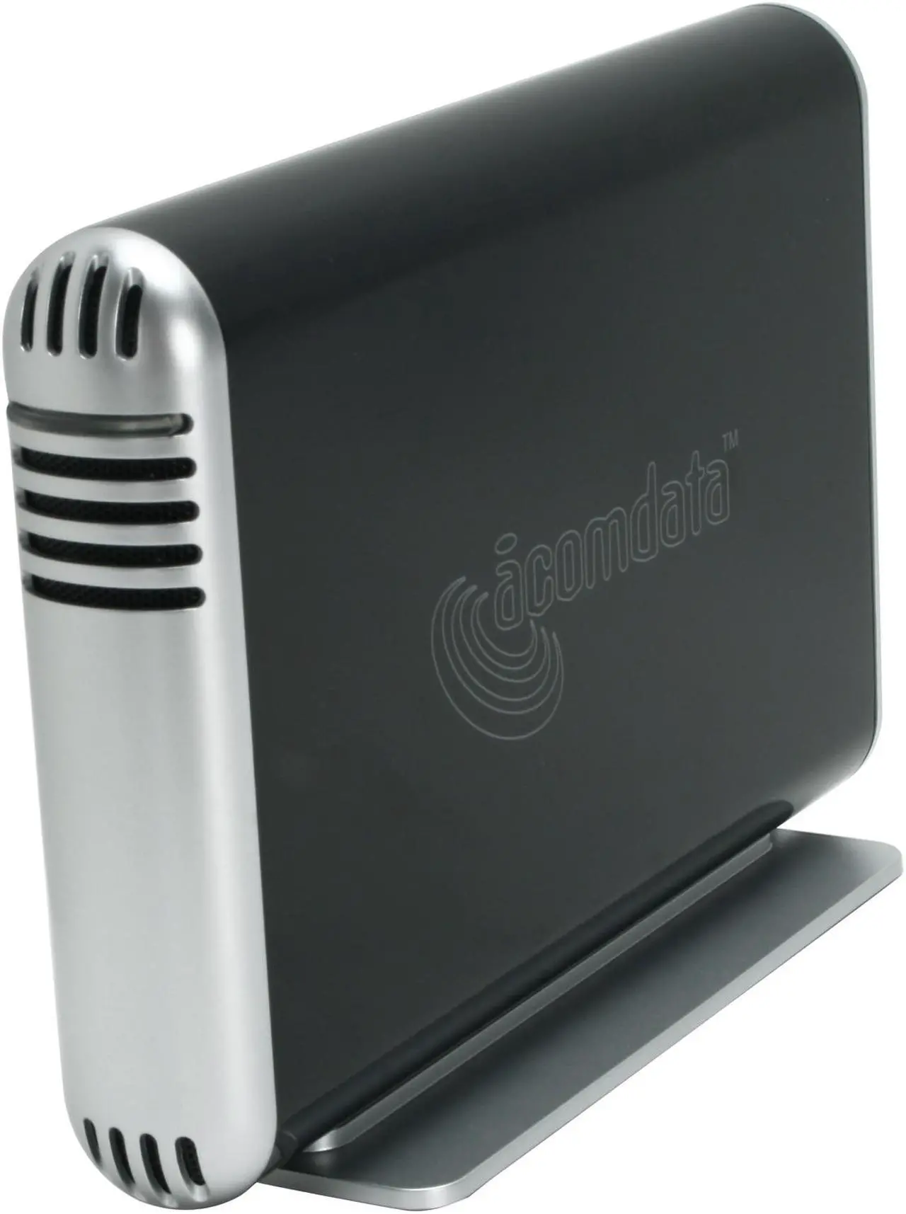 acomdata SMBXXXU3EPCI-BLK Black / Silver Enclosure Kit with Two-Port ...