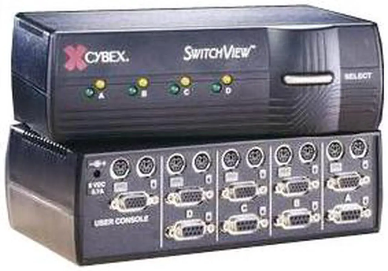 Avocent 12025 2PORT PS2 SER CYBEX SWITCHVIEW KVM 2-CABLES PC - Newegg.com