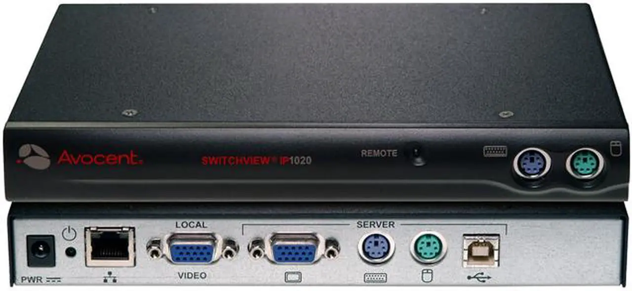 Avocent SwitchView IP 1020 SVIP1020-001 KVM Switch with USB Support - Newegg.com