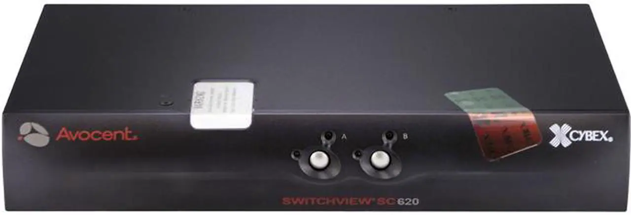 AVOCENT SwitchView SC620 KVM Switch - 2 Computer(s) - 2560 x 1600 - 4 x USB - 3 x DVI - SC620 ...