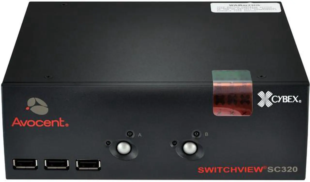 AVOCENT SwitchView KVM Switch - 2 Computer(s) - 3 x USB - 3 x DVI - SC320-001 - Newegg.com