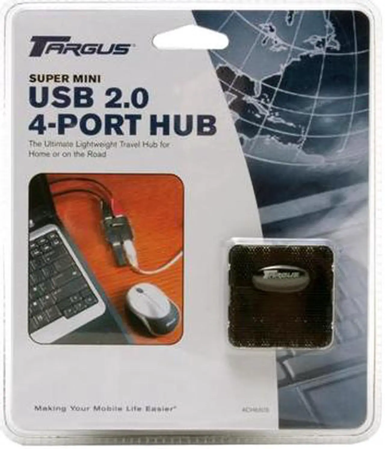 Open Box: Targus ACH63US Super Mini USB 2.0 4-Port Hub - Newegg.com