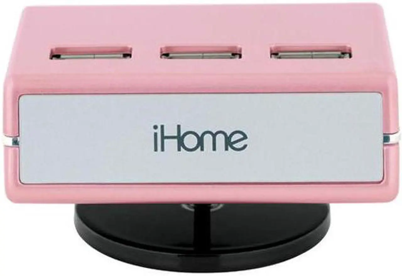 iHome IH-U512SP 7-Port USB 2.0 Pink Hub - Newegg.com