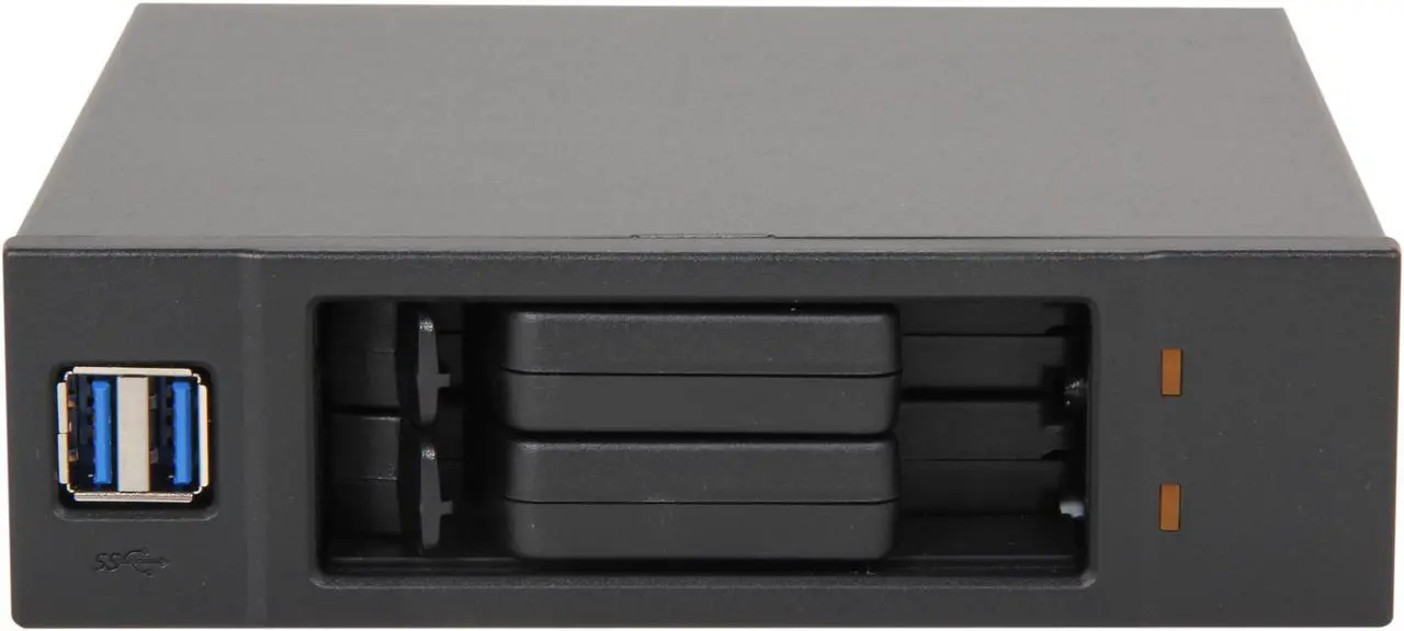 Rosewill RDRD-11005 2x 2.5" SSD/HDD Caddy w/2x USB 3.0 Ports for 5.25 ...