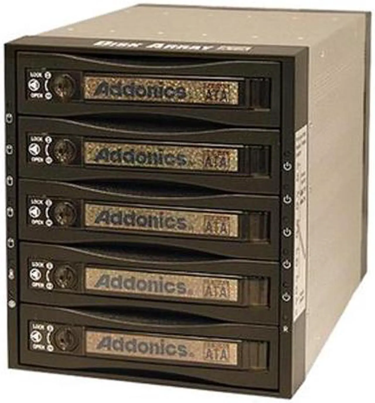 Addonics AE5RCS35NSA SATA/SAS RAID Hard Drive Enclosure, 5 x 3.5 ...
