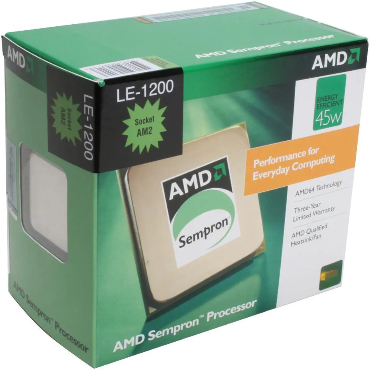 AMD Sempron LE-1200 - Sempron LE Sparta Single-Core 2.1 GHz Socket AM2 ...