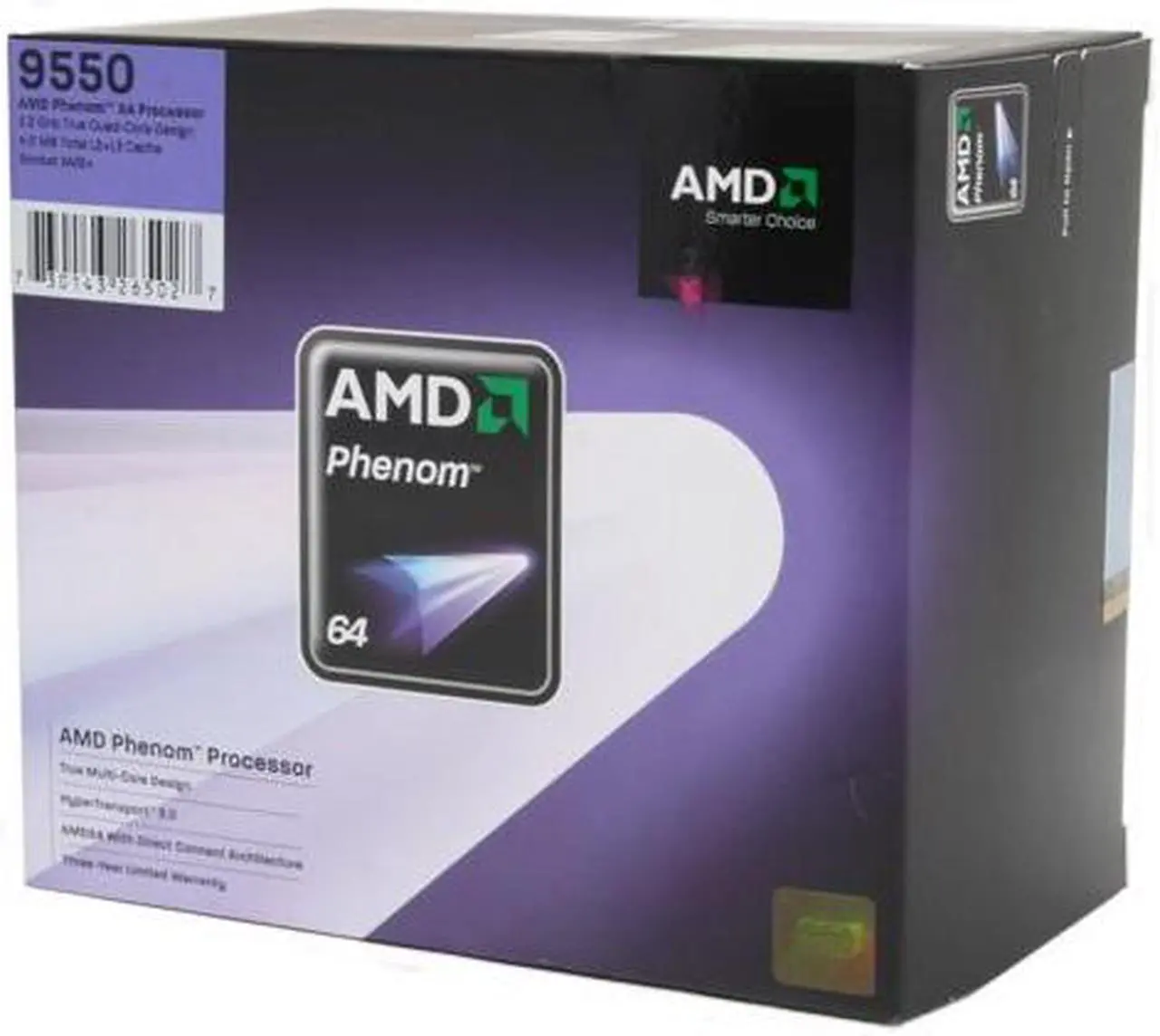 AMD Phenom 9550 Agena 2.2GHz 4 x 512KB L2 Cache 2MB L3 Cache Socket AM2 ...