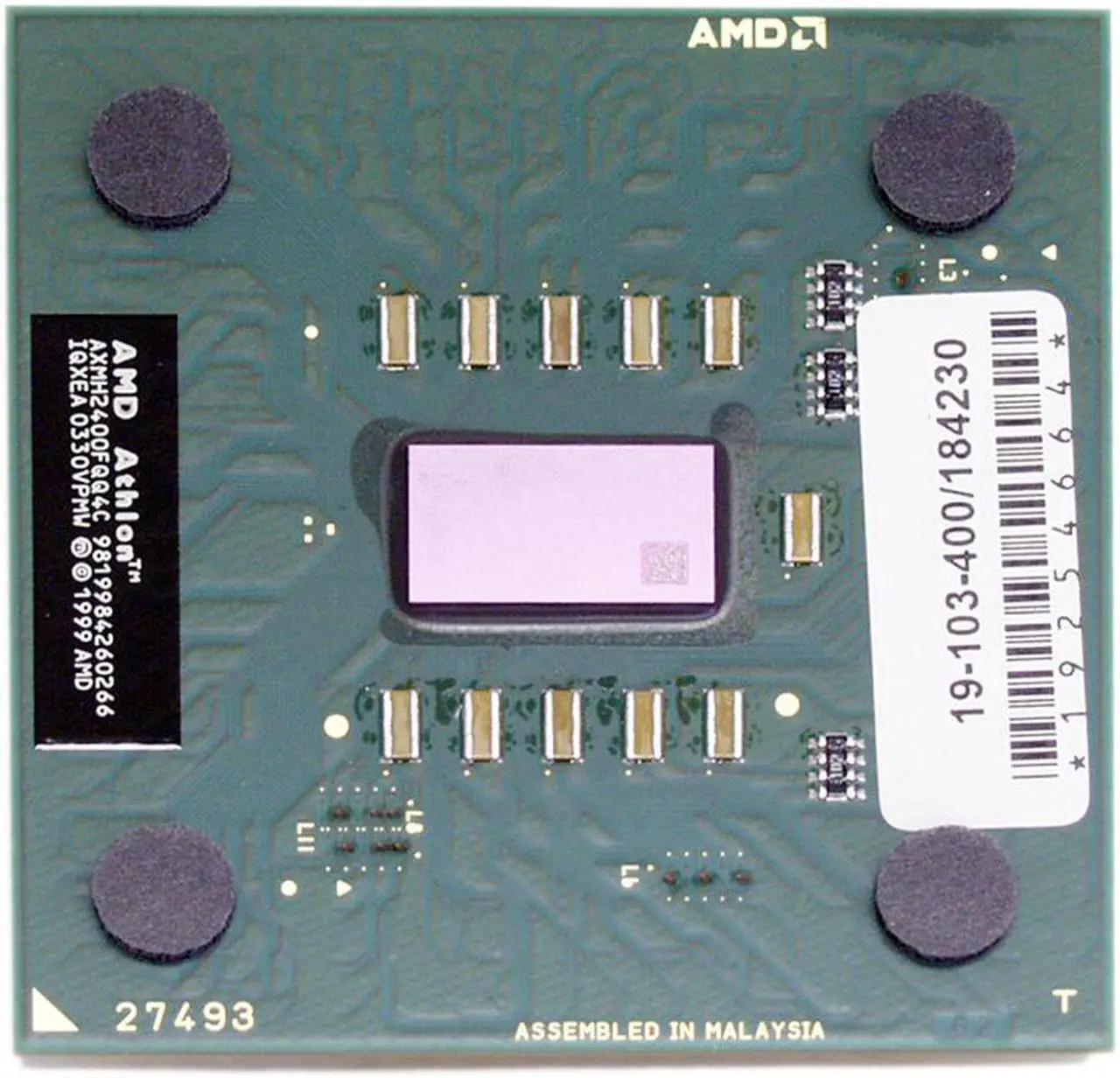 AMD Mobile Athlon XP-M 2400+ 1.8 GHz Socket A AXMH2400FQQ4C Processor ...