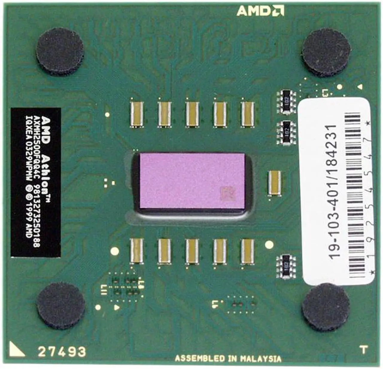 AMD Mobile Athlon XP-M 2500+ 1.867 GHz Socket A AXMH2500FQQ4C Processor ...