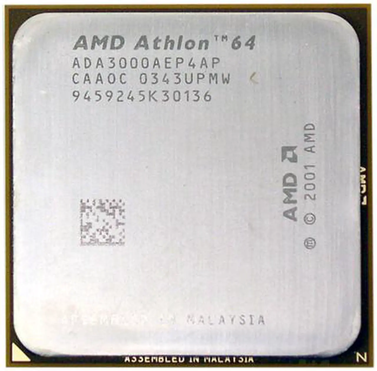 Open Box: AMD Athlon 64 3000+ - Athlon 64 ClawHammer Single-Core 2.0 ...