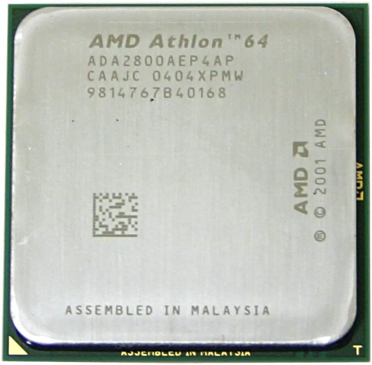 AMD Athlon 64 2800+ - Athlon 64 Newcastle 1.8 GHz Socket 754 Processor ...