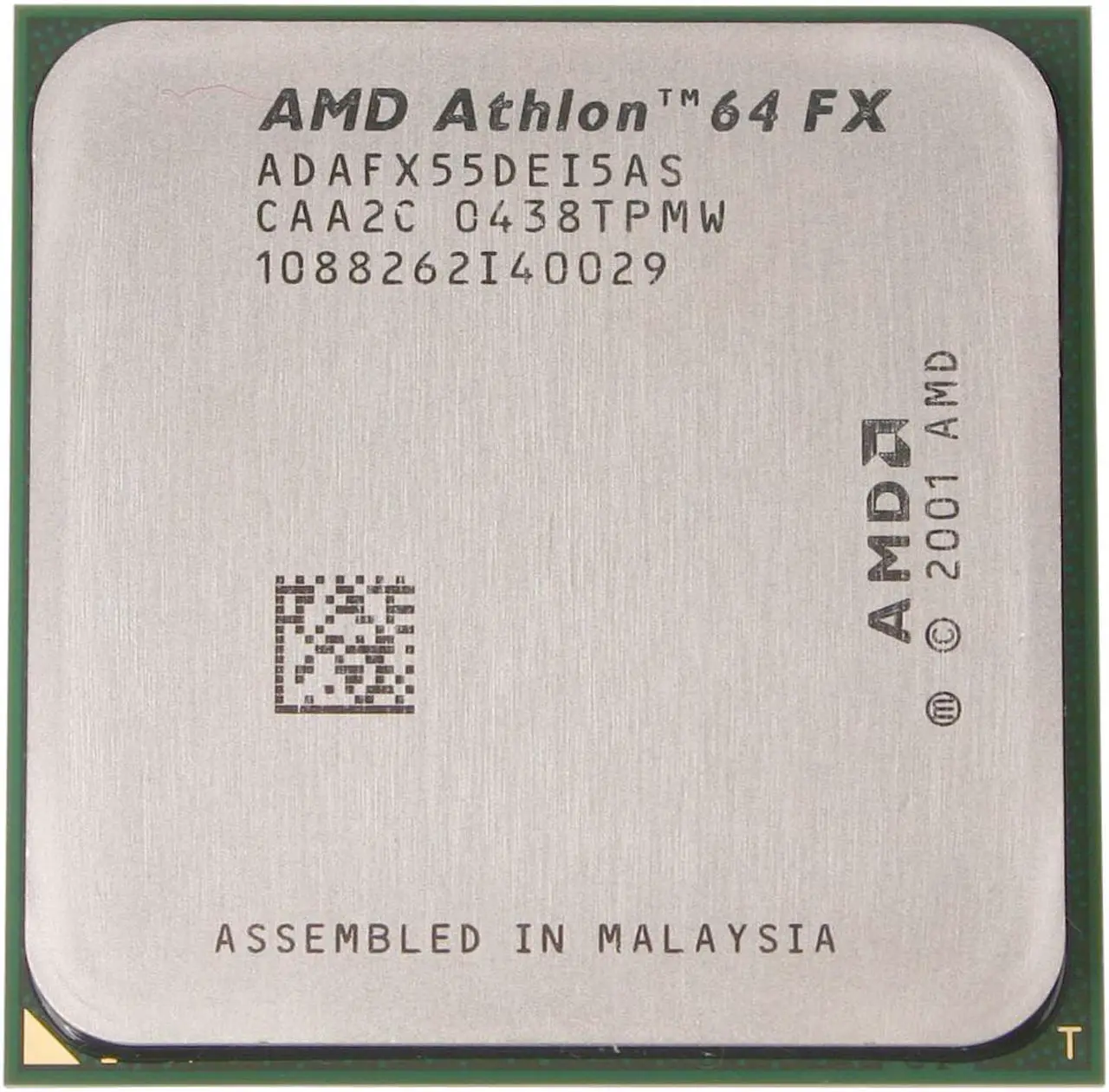 AMD Athlon 64 FX-55 - Athlon 64 FX ClawHammer Single-Core 2.6 GHz Socket 939 Processor ...