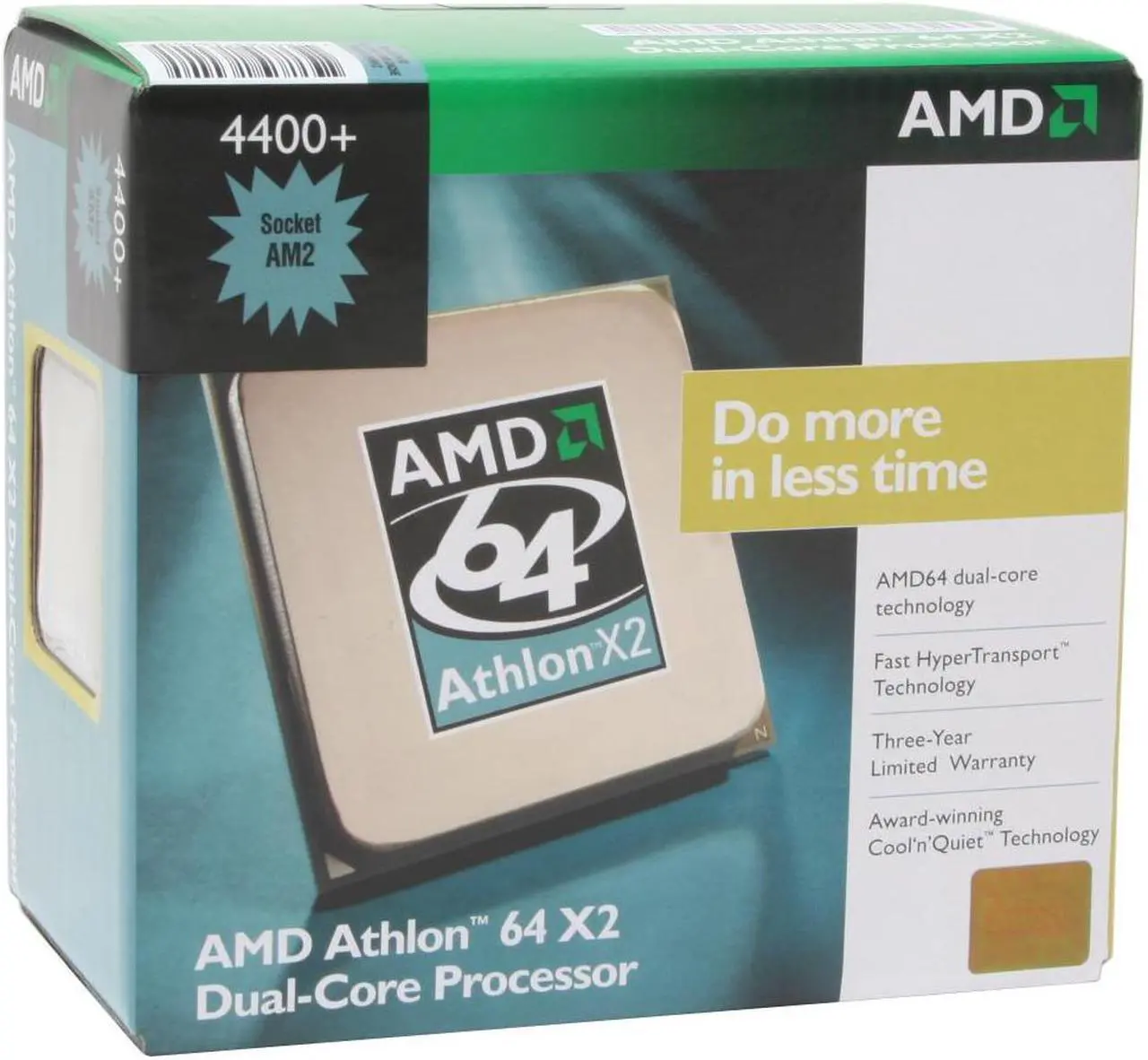 AMD Athlon 64 X2 4400+ - Athlon 64 X2 Windsor Dual-Core 2.2 GHz Socket AM2 Dual Core Processor ...
