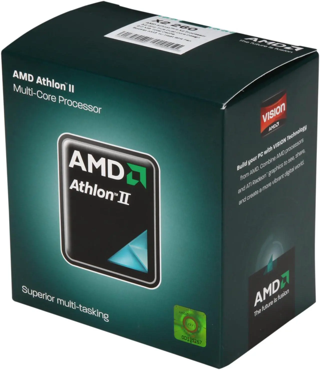AMD Athlon II X2 260 - Athlon II X2 Regor Dual-Core 3.2 GHz Socket AM3 ...