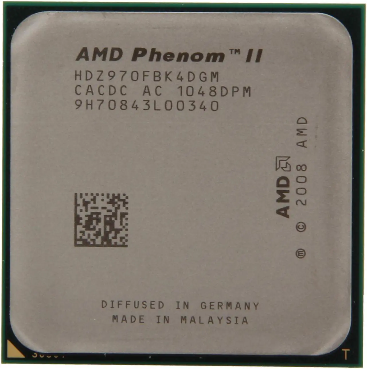 AMD Phenom II X4 970 - Phenom II X4 Deneb Quad-Core 3.5 GHz Socket AM3 ...