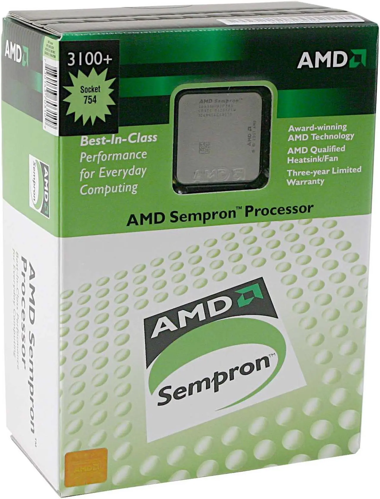 AMD Sempron 3100+ - Sempron Paris 1.8 GHz Socket 754 Processor ...
