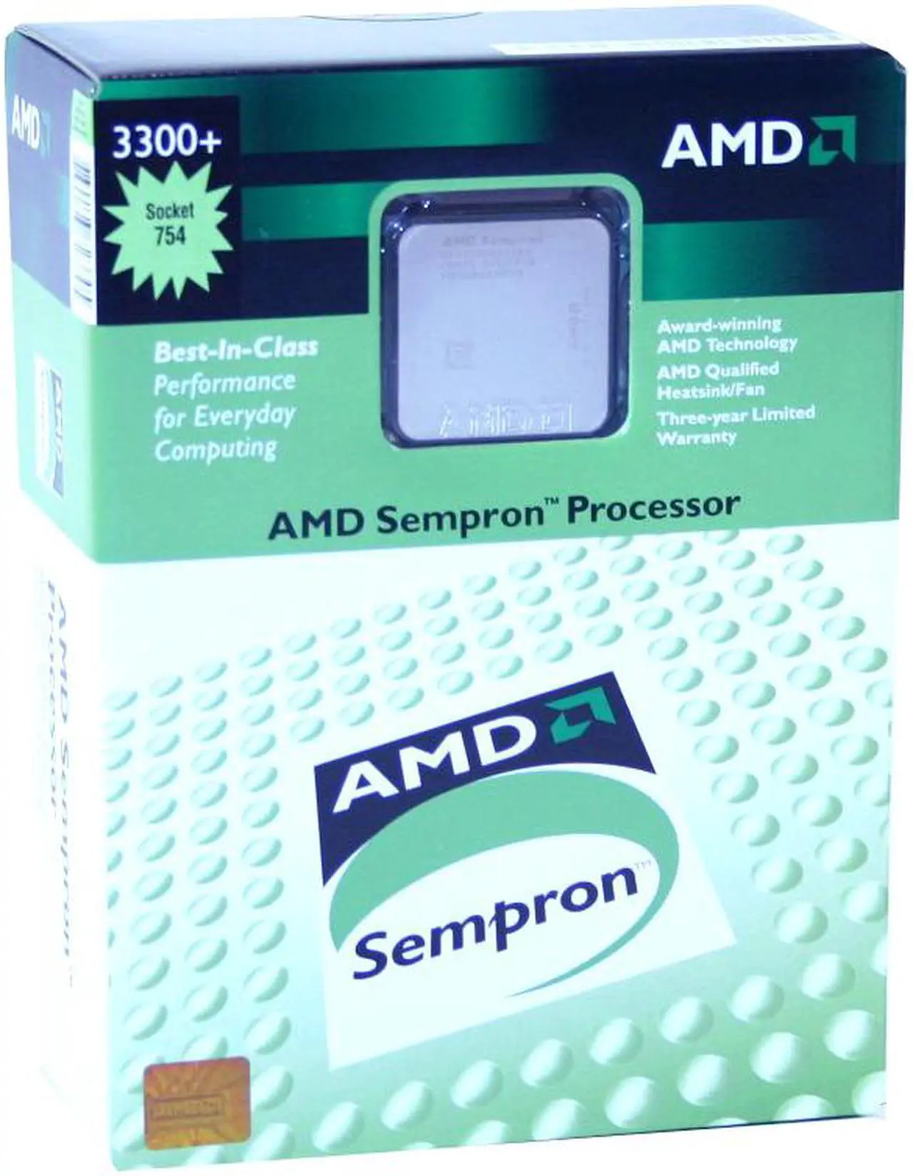AMD Sempron 3300+ - Sempron Palermo Single-Core 2.0 GHz Socket 754 ...