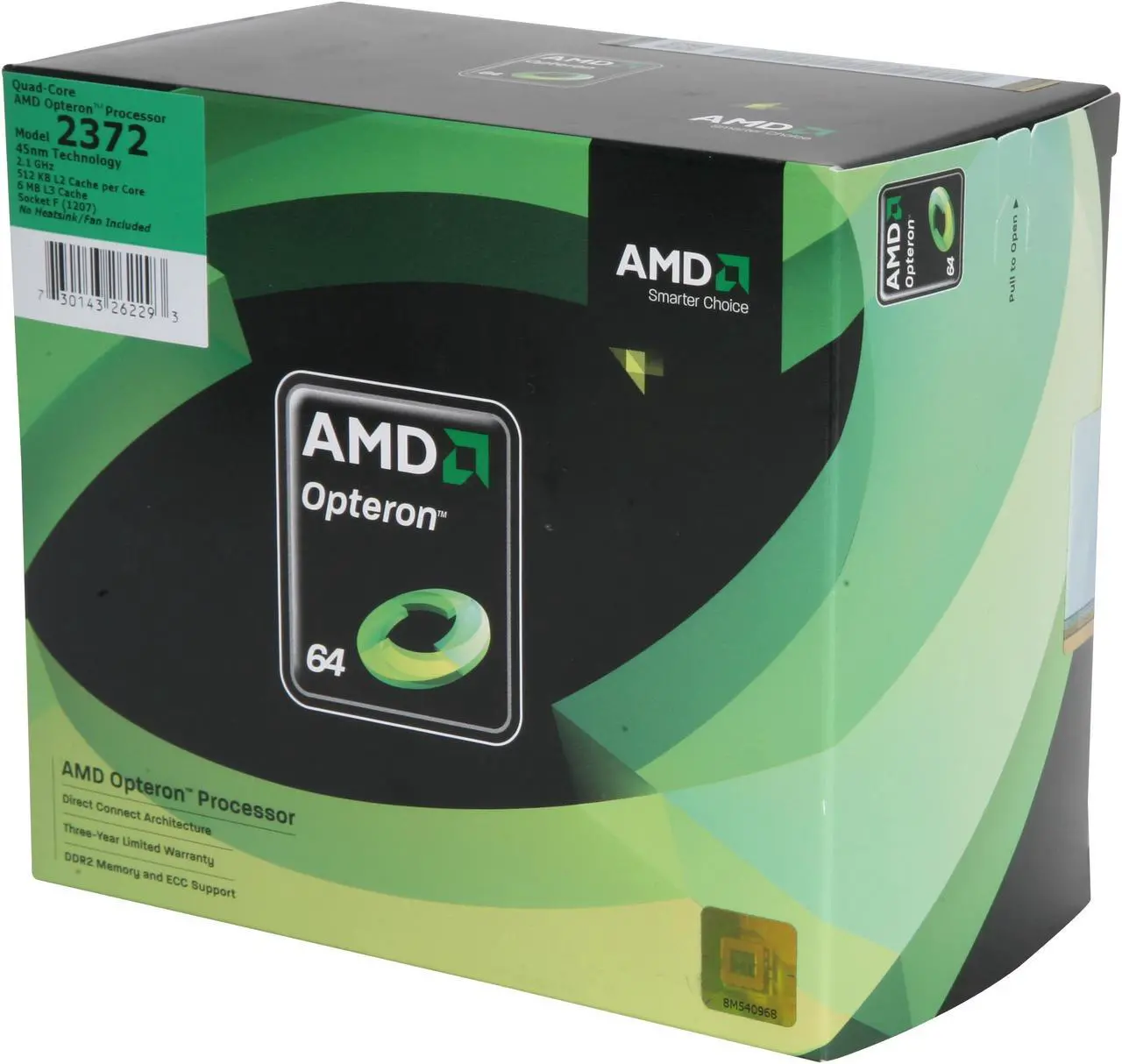 AMD Opteron 2372 HE 2.1 GHz Socket F 79W OS2372PAL4DGIWOF Server ...