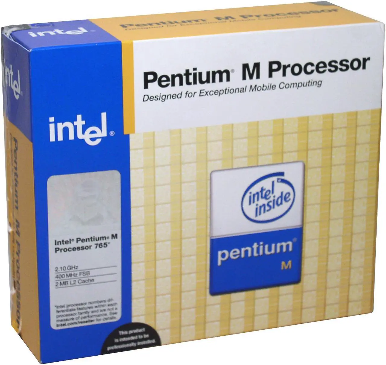 Open Box: Intel Pentium M 765 - Pentium M Dothan Single-Core 2.1 GHz ...