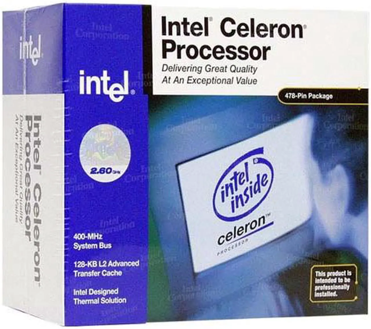 Intel Celeron 2.6 - Celeron Northwood 2.6 GHz Socket 478 Processor ...