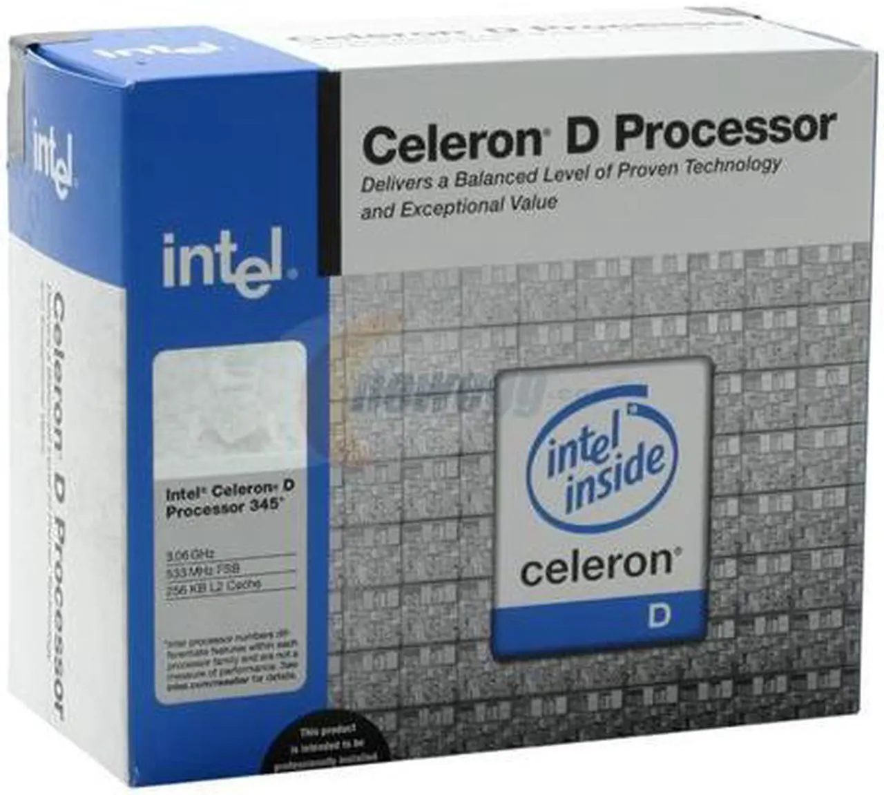 Intel Celeron D 345 - Celeron D Prescott Single-Core 3.06 GHz Socket ...