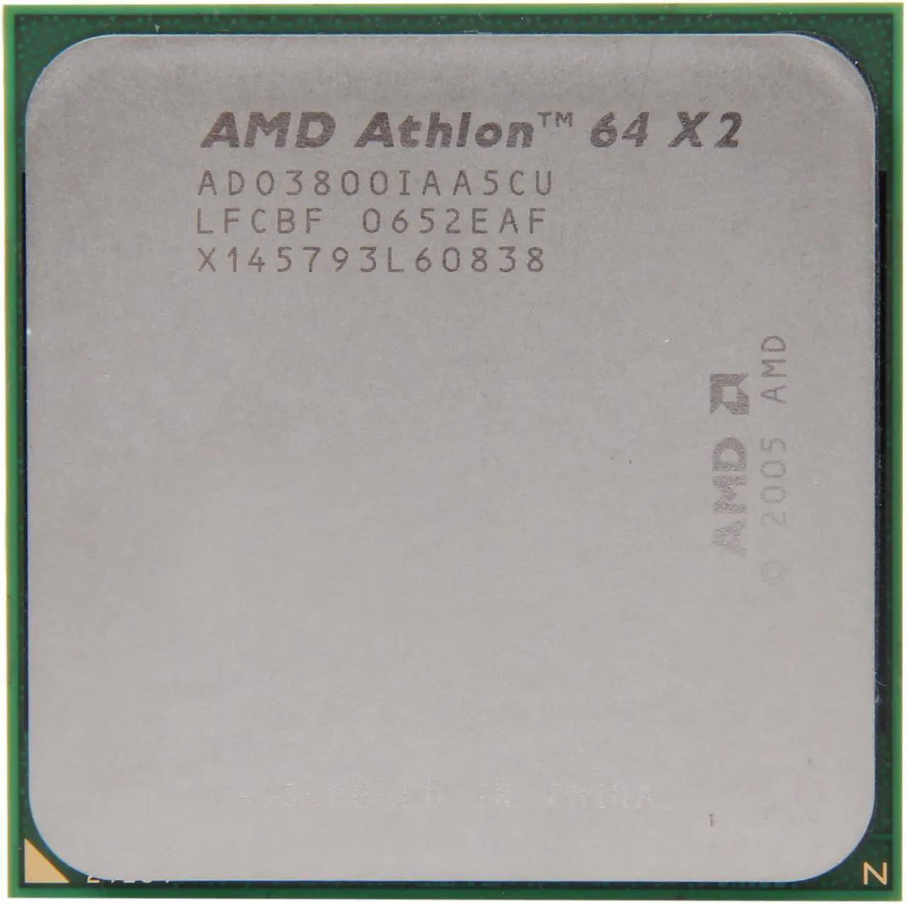 Refurbished: AMD Athlon 64 X2 3800+ - Athlon 64 X2 Windsor Dual-Core 2.0 GHz Socket AM2 35W ...