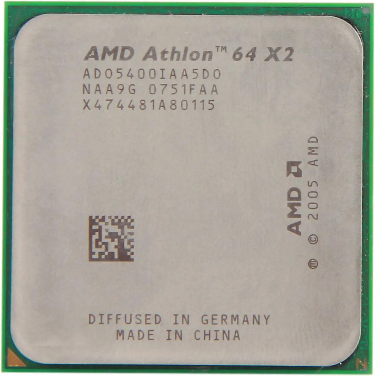 Refurbished: AMD Athlon 64 X2 5400+ - Athlon 64 X2 Brisbane Dual-Core 2.8 GHz Socket AM2 65W ...
