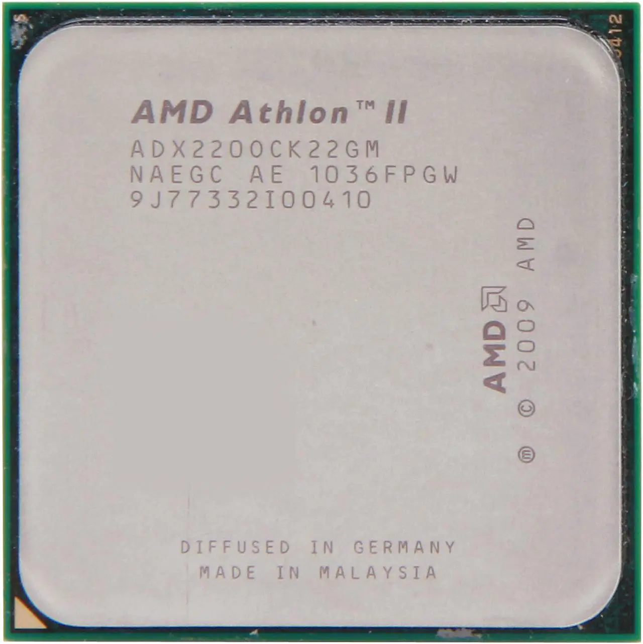Refurbished: AMD Athlon II X2 220 - Athlon II X2 Regor Dual-Core 2.8 GHz Socket AM3 65W Desktop ...