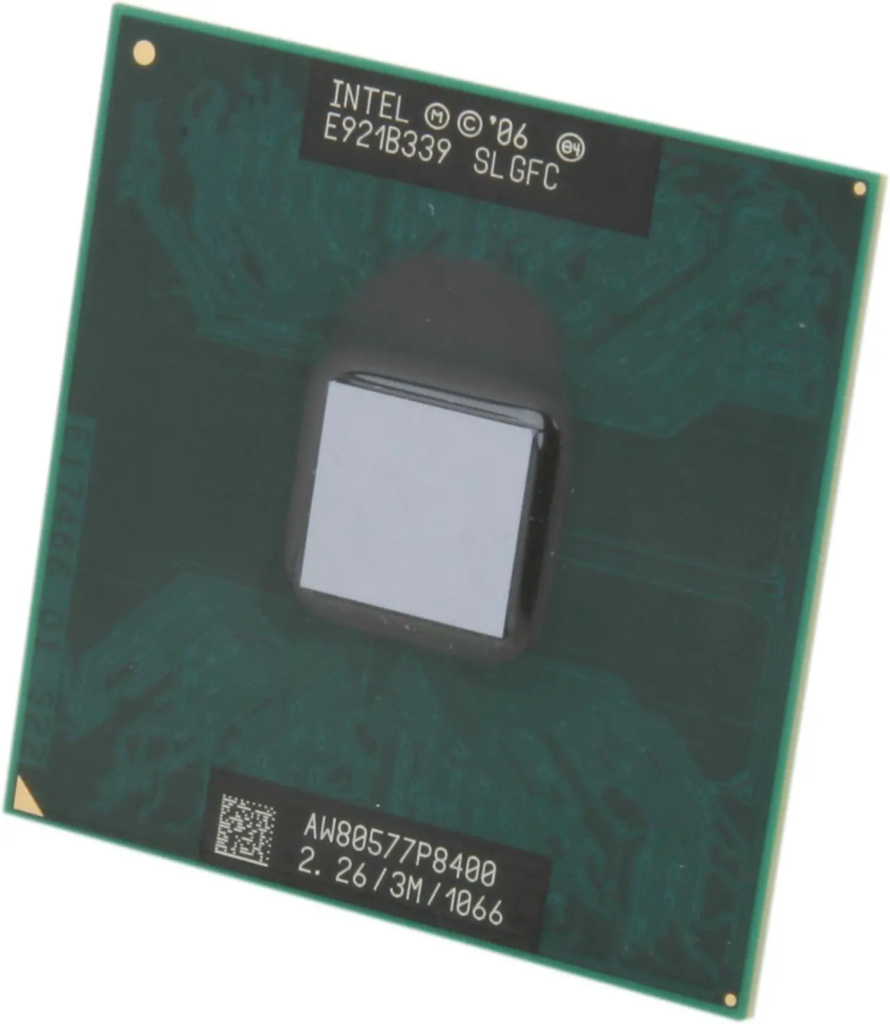 Refurbished: Intel Core 2 Duo P8400 2.26 GHz Socket P 25W P8400 (SLGFC) Mobile Processor ...