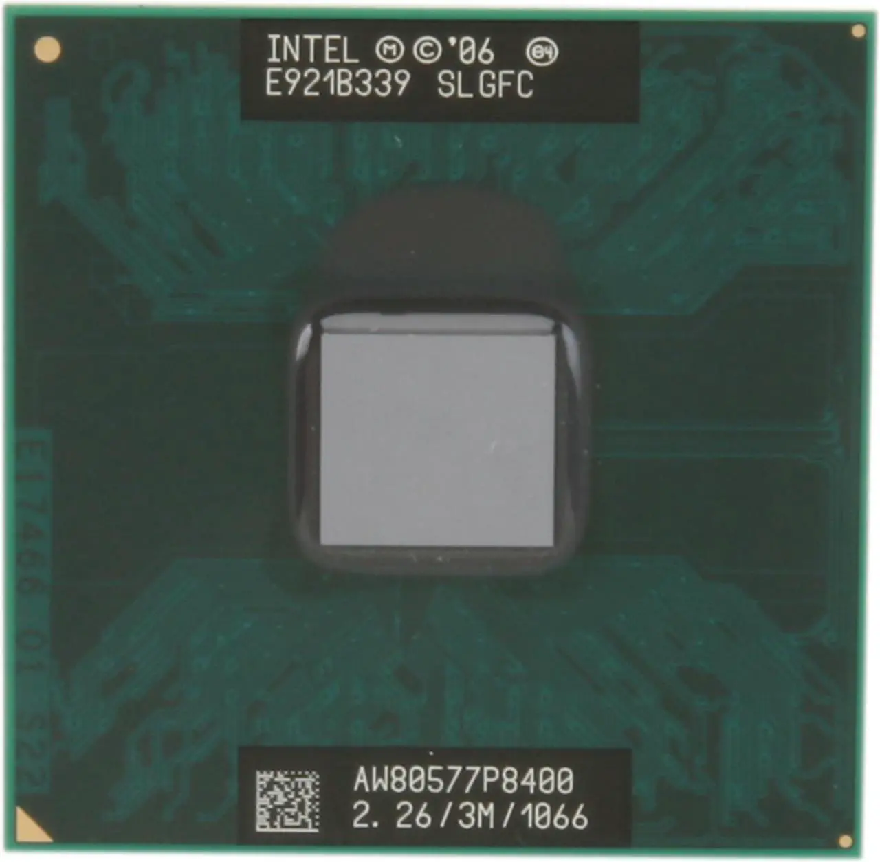 Refurbished: Intel Core 2 Duo P8400 2.26 GHz Socket P 25W P8400 (SLGFC ...