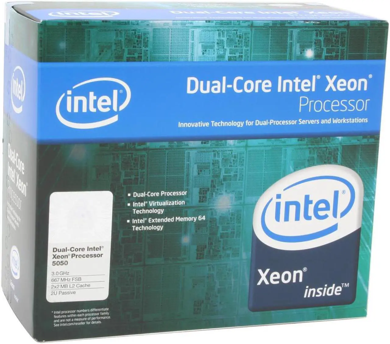 Intel Xeon 5050 - Xeon Dempsey Dual-Core 3.0 GHz LGA 771 2U Passive ...