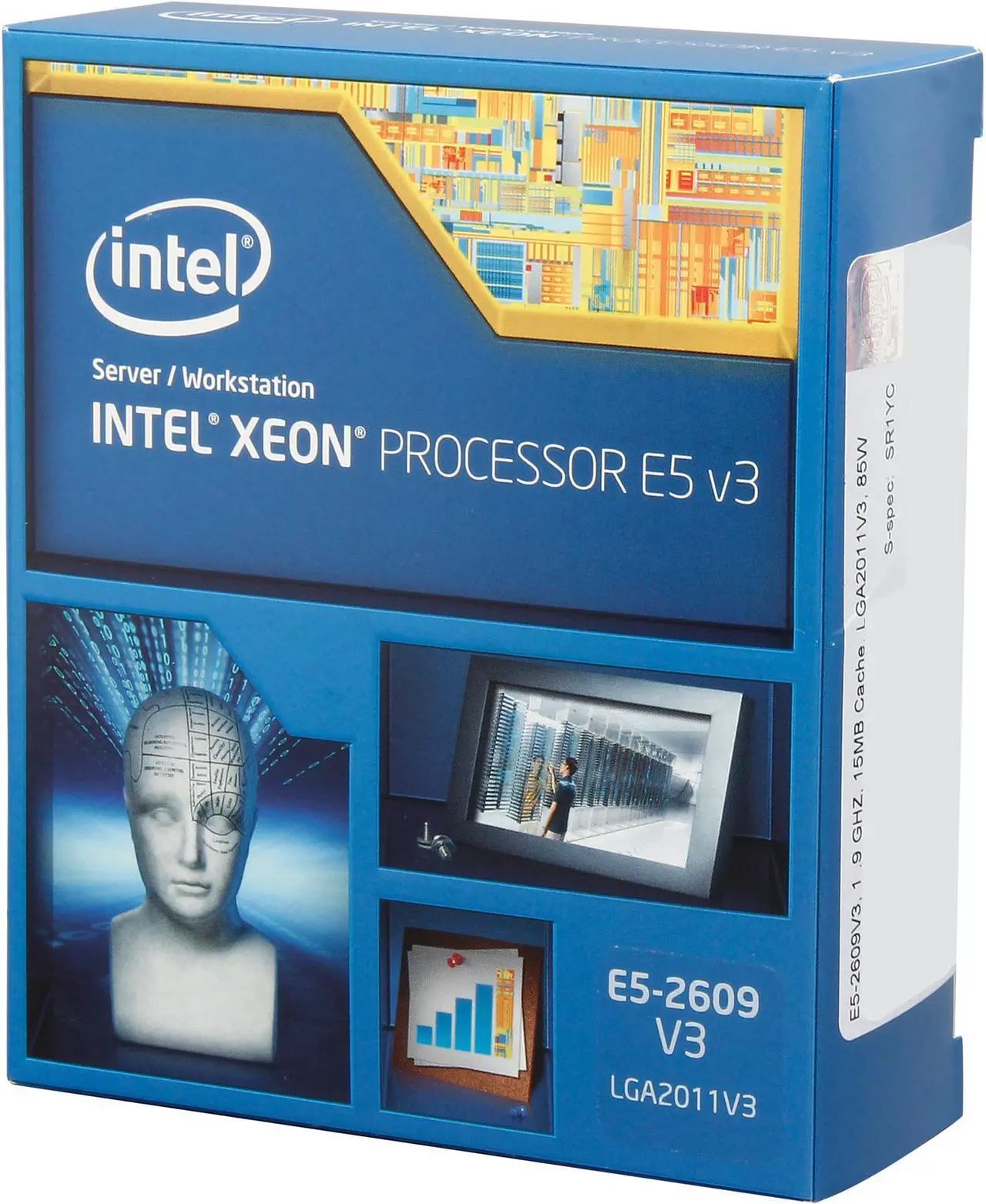 Used - Very Good: Intel Xeon E5-2609 v3 1.9 GHz LGA 2011-3 85W BX80644E52609V3 Server Processor ...