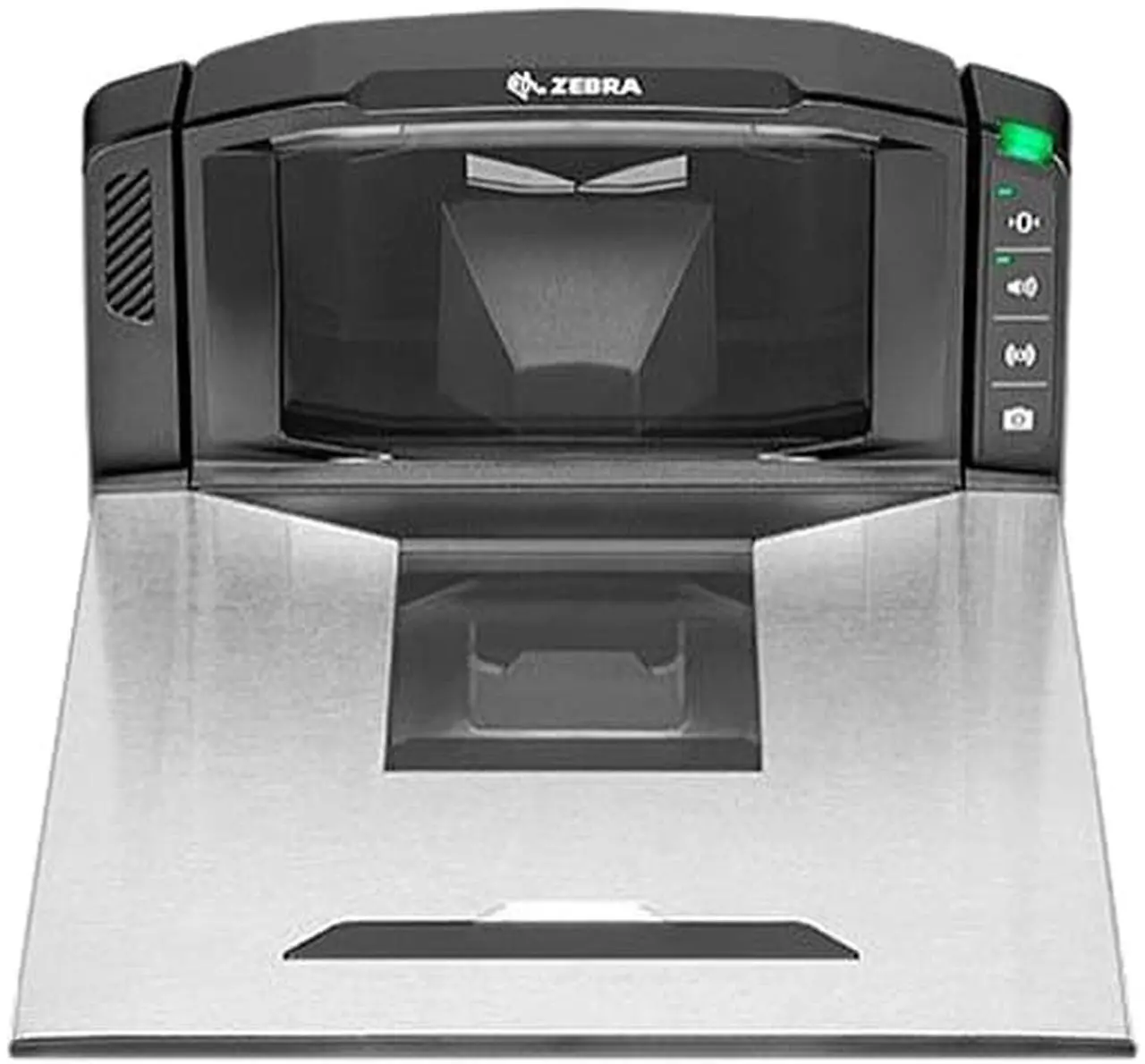 ZEBRA EVM MP7000 SCANNER SCALE LONG SAPPHIRE GLASS FLIP UP BAR PLATTER ...